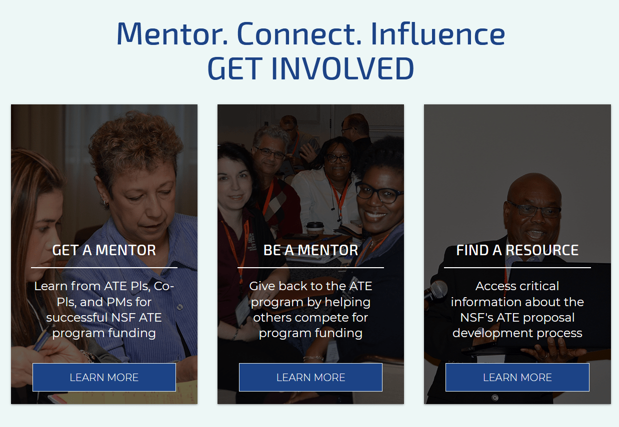 Mentor-Connect Guides Faculty Toward Successful Submission of NSF ATE ...