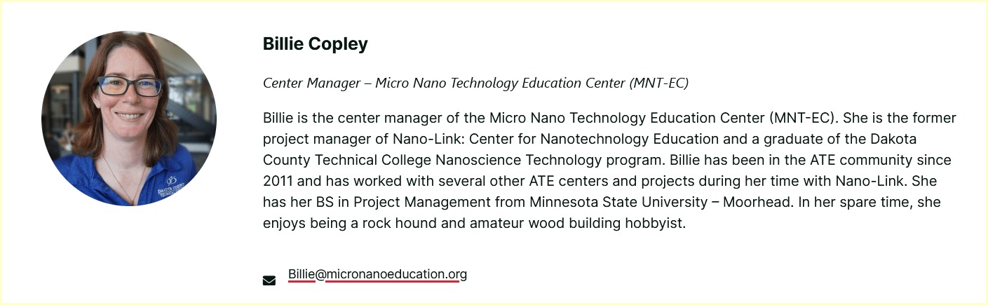 Center Manager Notes — Partner Spotlight: Dr. Neda Habibi - Micro Nano ...